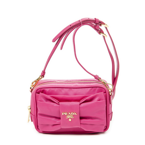Prada | Bags | Prada Ribbon Mini Pouch Shoulder Bag | Poshmark